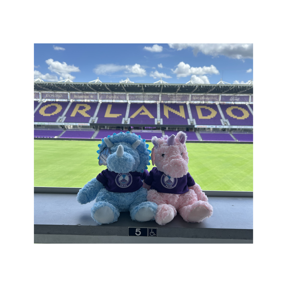 Orlando Pride Mascot Triceratops – ShopOrlandoPride.com